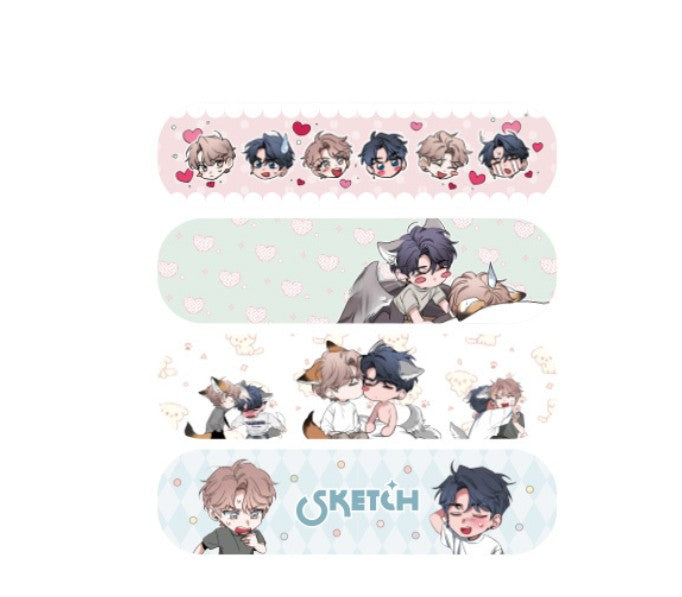 [collaboration cafe] 'Sketch' : Character Band-Aid – nemo it store