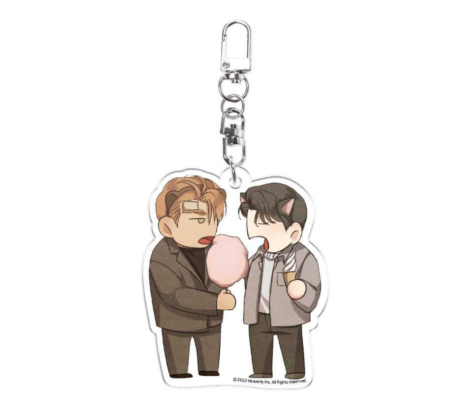[collaboration cafe] Heavenly Hotel : Plastic Love Acrylic Keyring ...