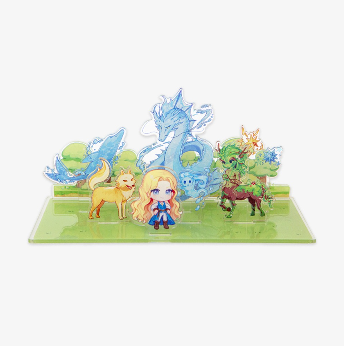 The Golden-Haired Summoner Acrylic Diorama – nemo it store
