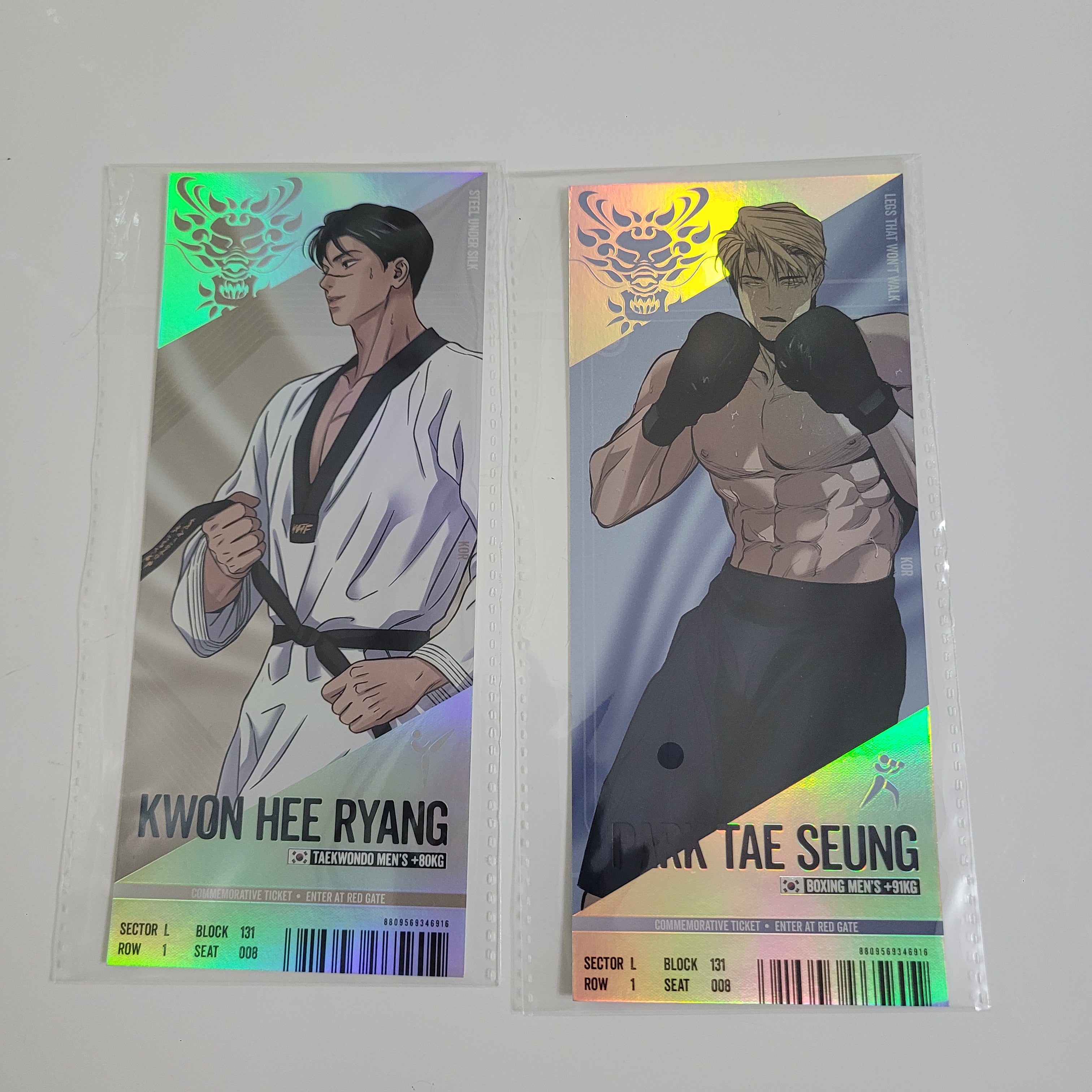 [out of stock] Team Lezhin : Match Ticket ver.1 Kwon Hee Rang, Park Ta ...