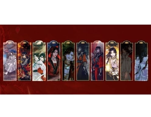 [collaboration cafe] Heaven Official's Blessing TGCF : Bookmark Set ...
