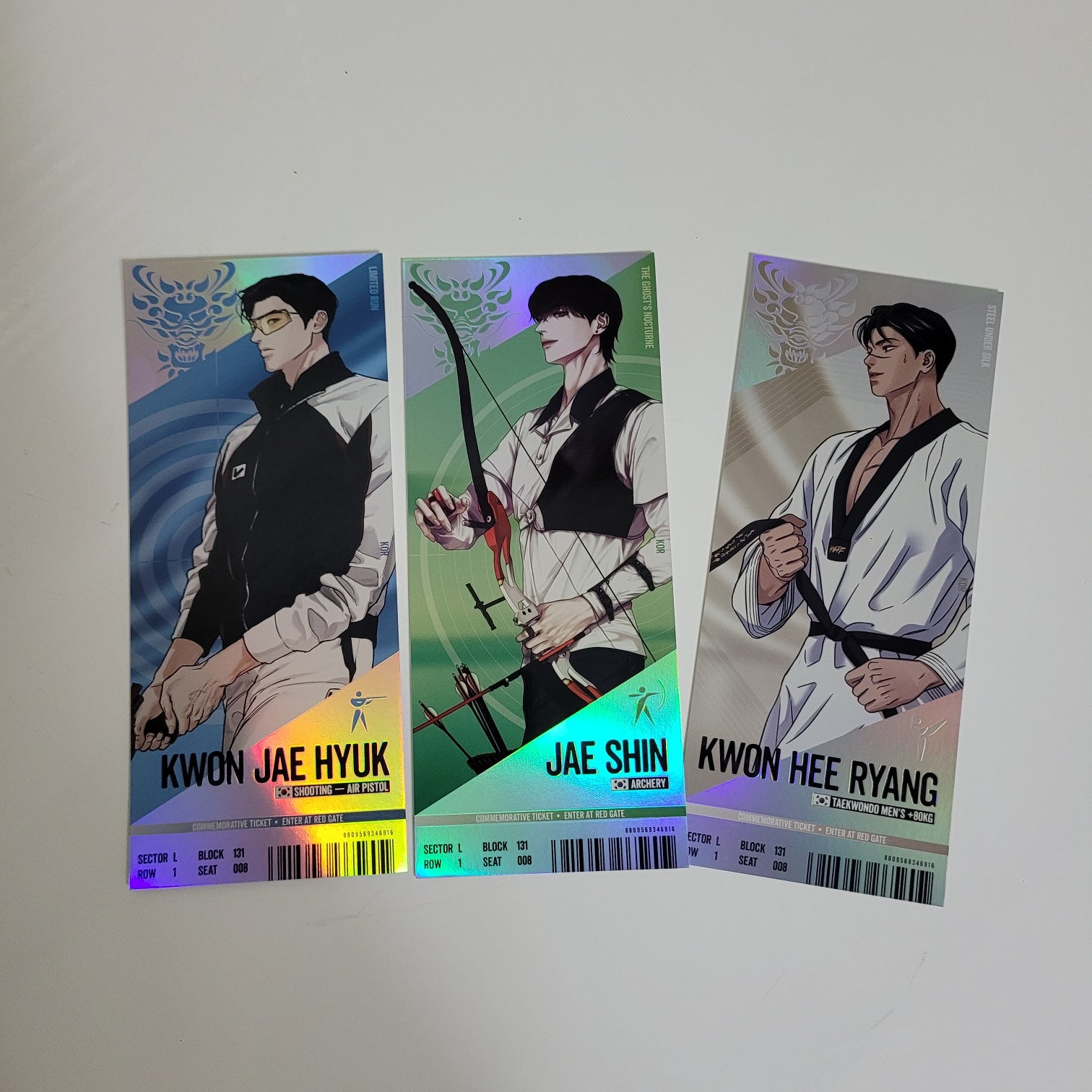 [out of stock][NEMO MARKET] Team Lezhin : Match Ticket ver.1, 3 CHARAC ...