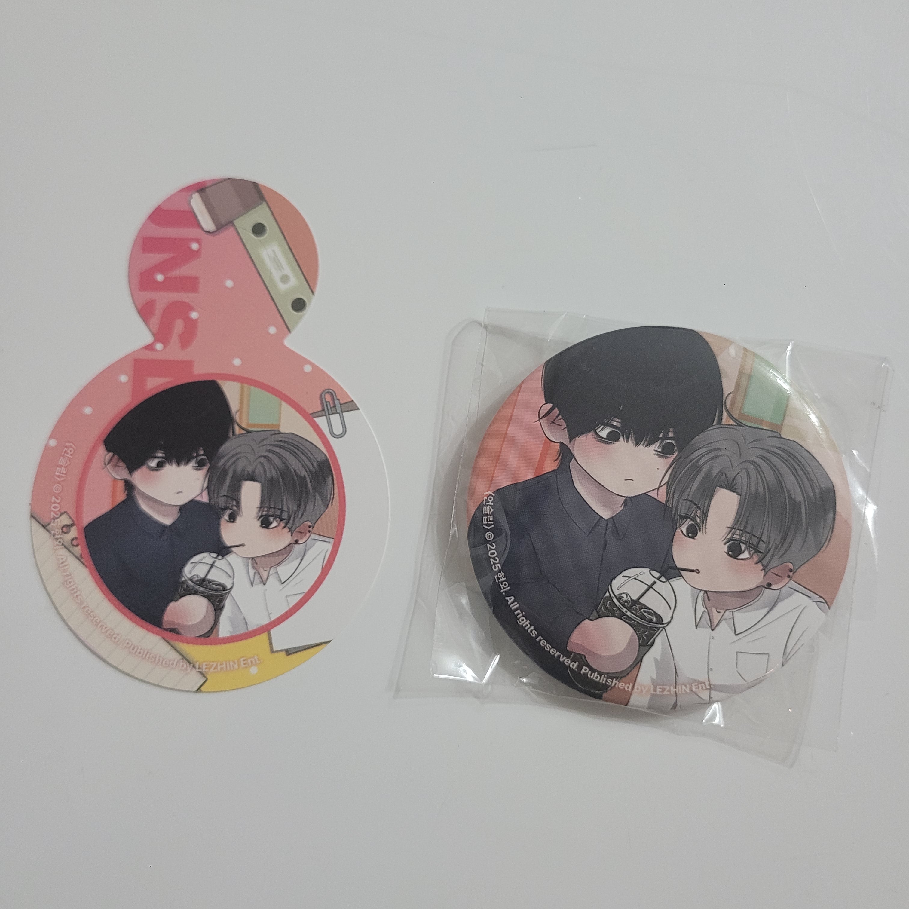 [NEMO MARKET] LEBOM CAFE : Unsleep : Can badge + Straw deco pic – nemo ...