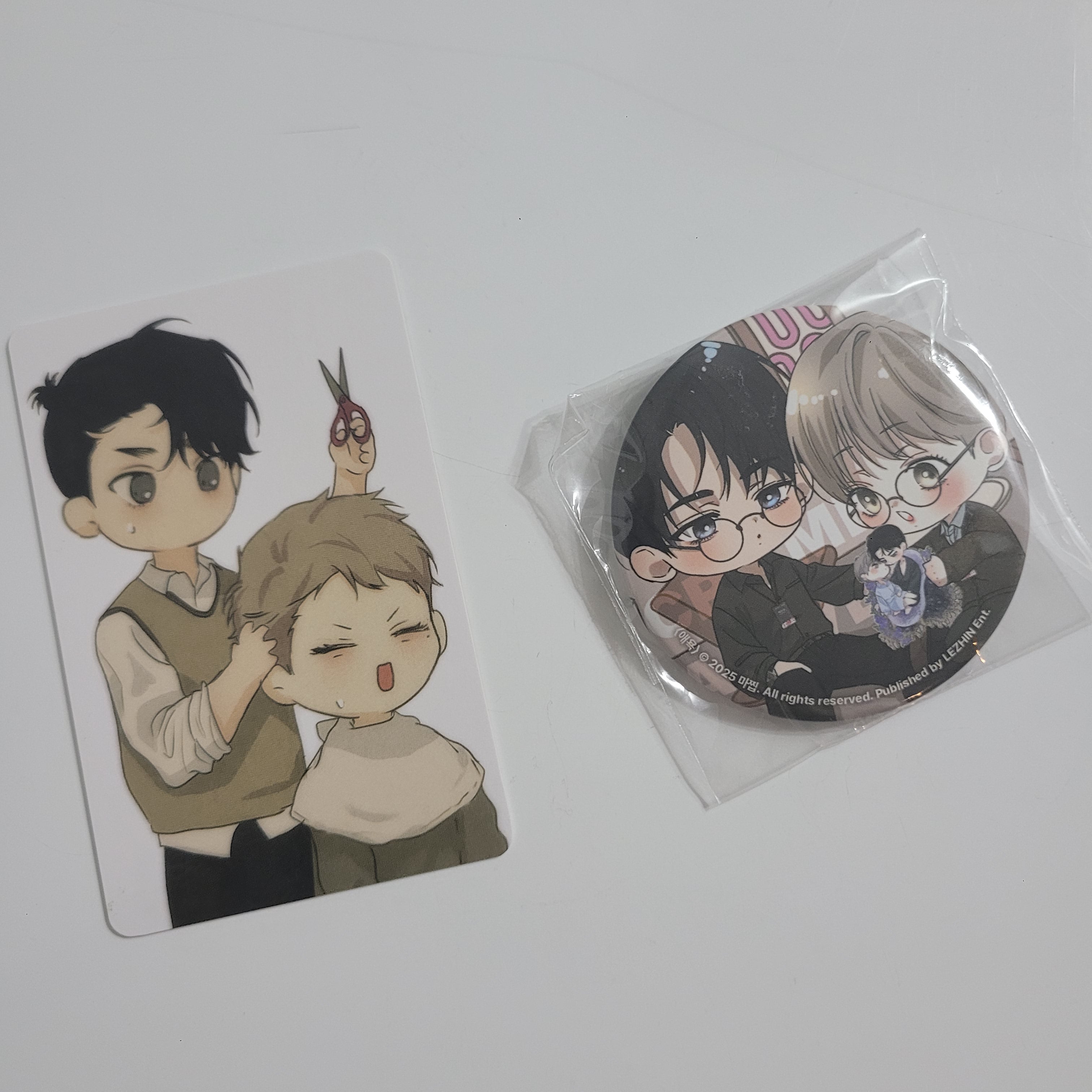 [NEMO MARKET] LEBOM CAFE : Cry Me A River : gift photocard + can badge ...