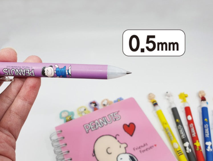 Peanuts 6 Types Black Color Ballpoint Pen, Snoopy Pen. – nemo it store