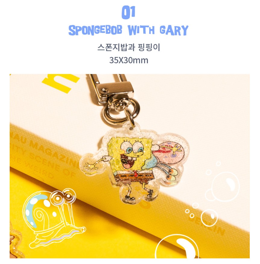 Sponge Bob Keyring Series, Airpods Spongebob Key Chain, Spongebob Keyr ...