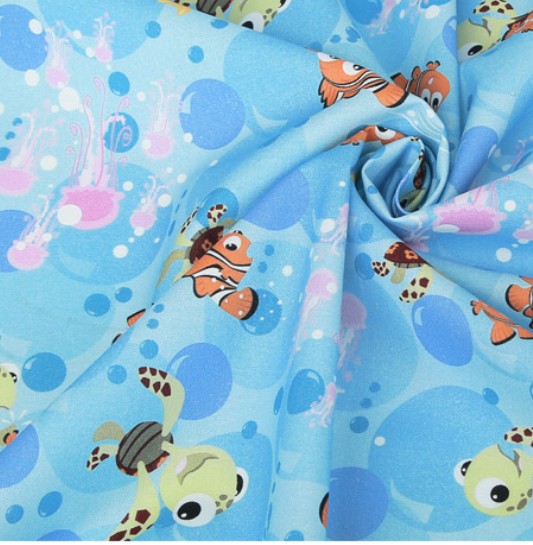 Disney Nemo Cotton Fabric, by the yard – nemo it store