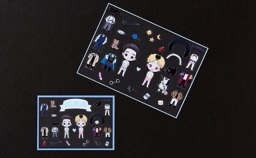 BJ Alex Sticker Doll set – nemo it store