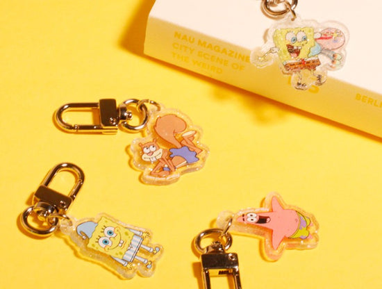 Sponge Bob Keyring Series, Airpods Spongebob Key Chain, Spongebob Keyr ...